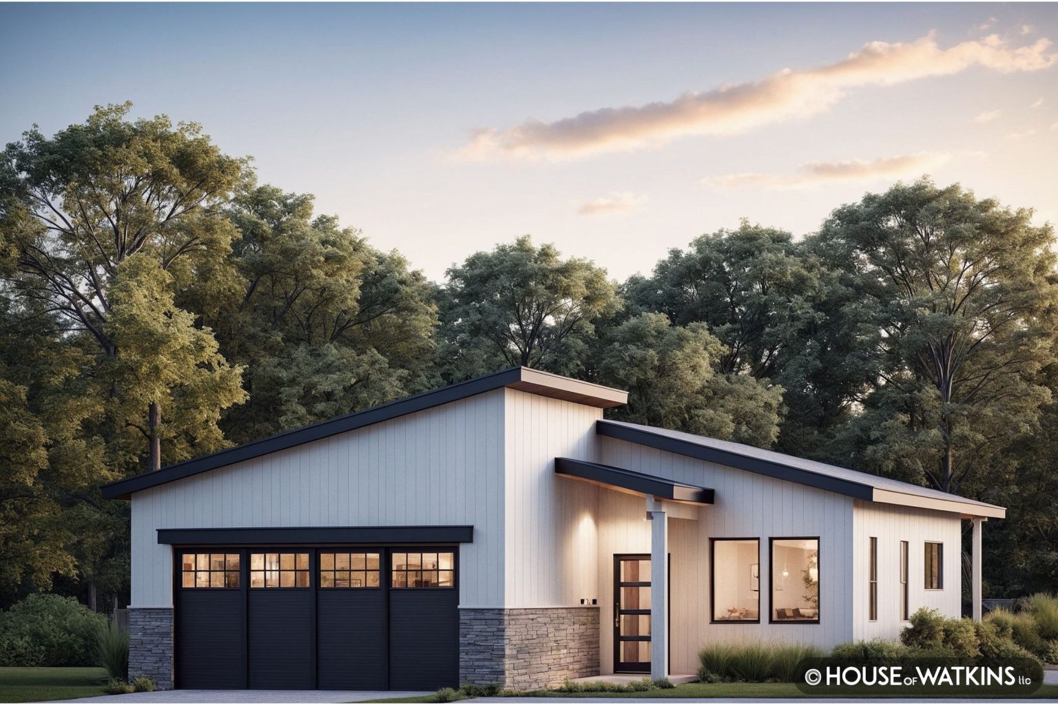 Rustic Modern House Plan | House of Watkins, LLC